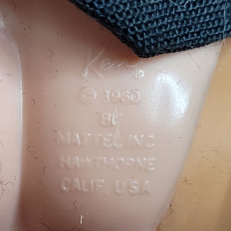 1960s Ken Doll Lot of 3 Flocked Hair Plastic Hair Played With - Etsy