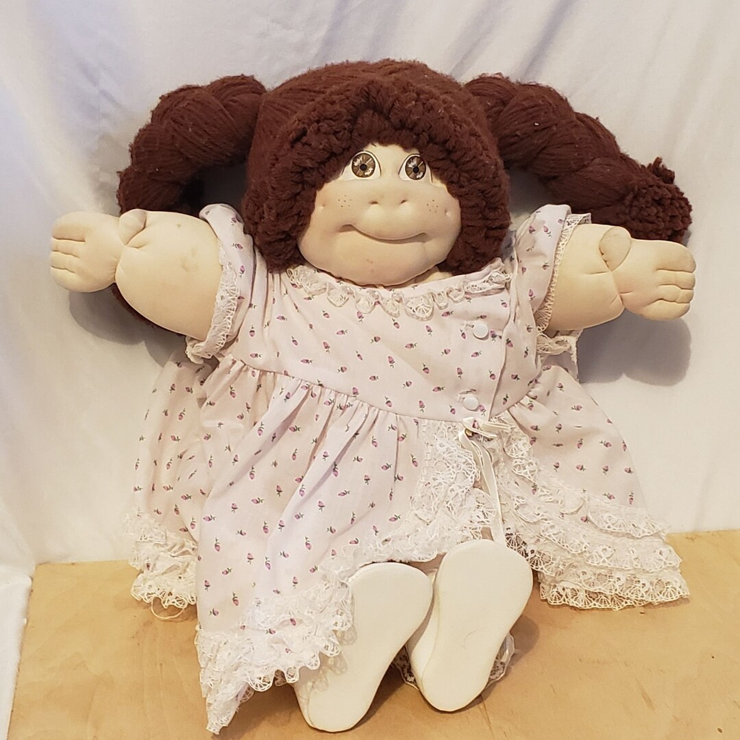 Janet T Waters 1984 TJ Tots Handmade Soft Sculpture Cabbage Patch Kid ...