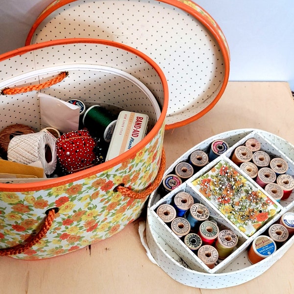 Vintage Sewing Box - Etsy