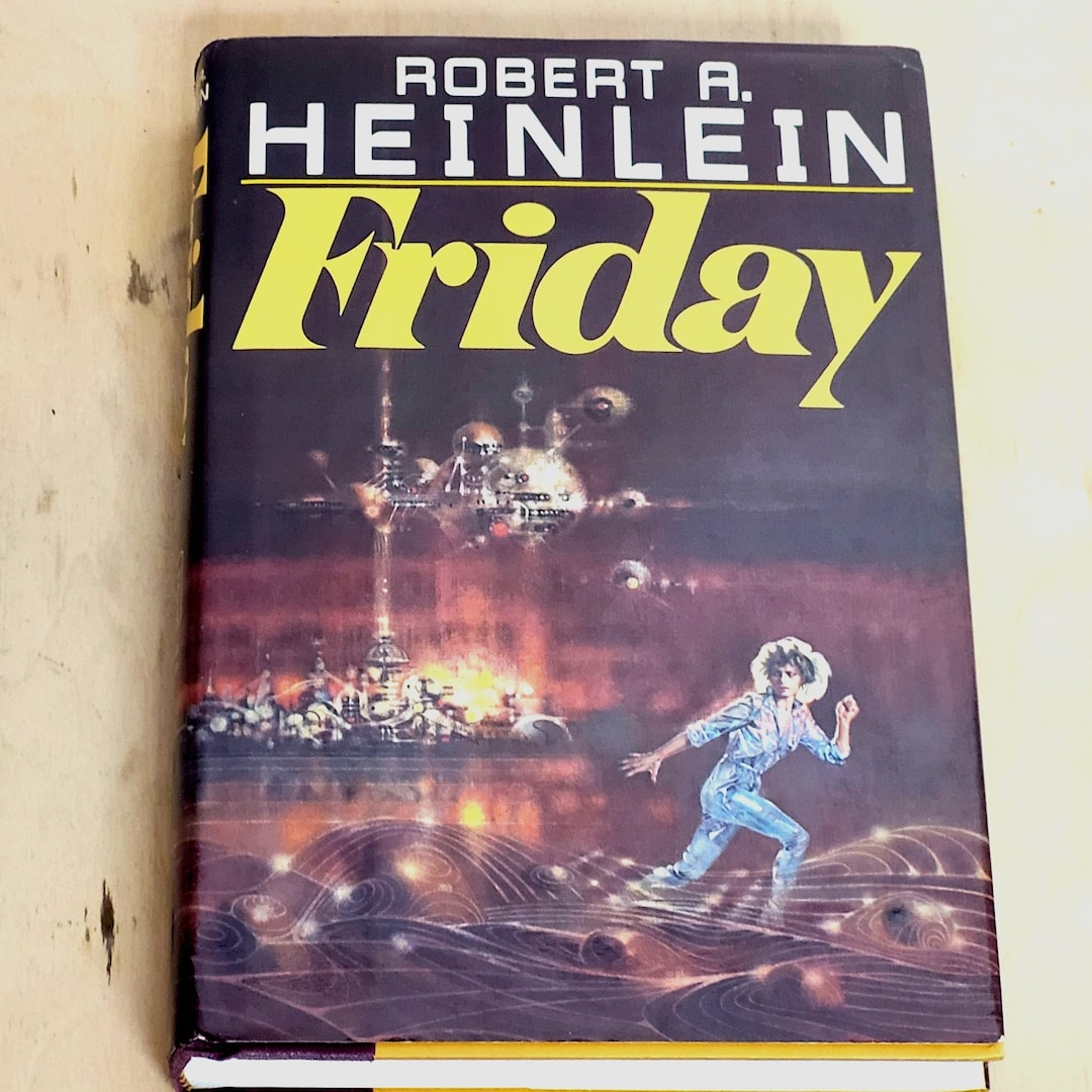 Robert Heinlein Friday 1982 Hard Cover Book Dust Jacket Cover - Etsy