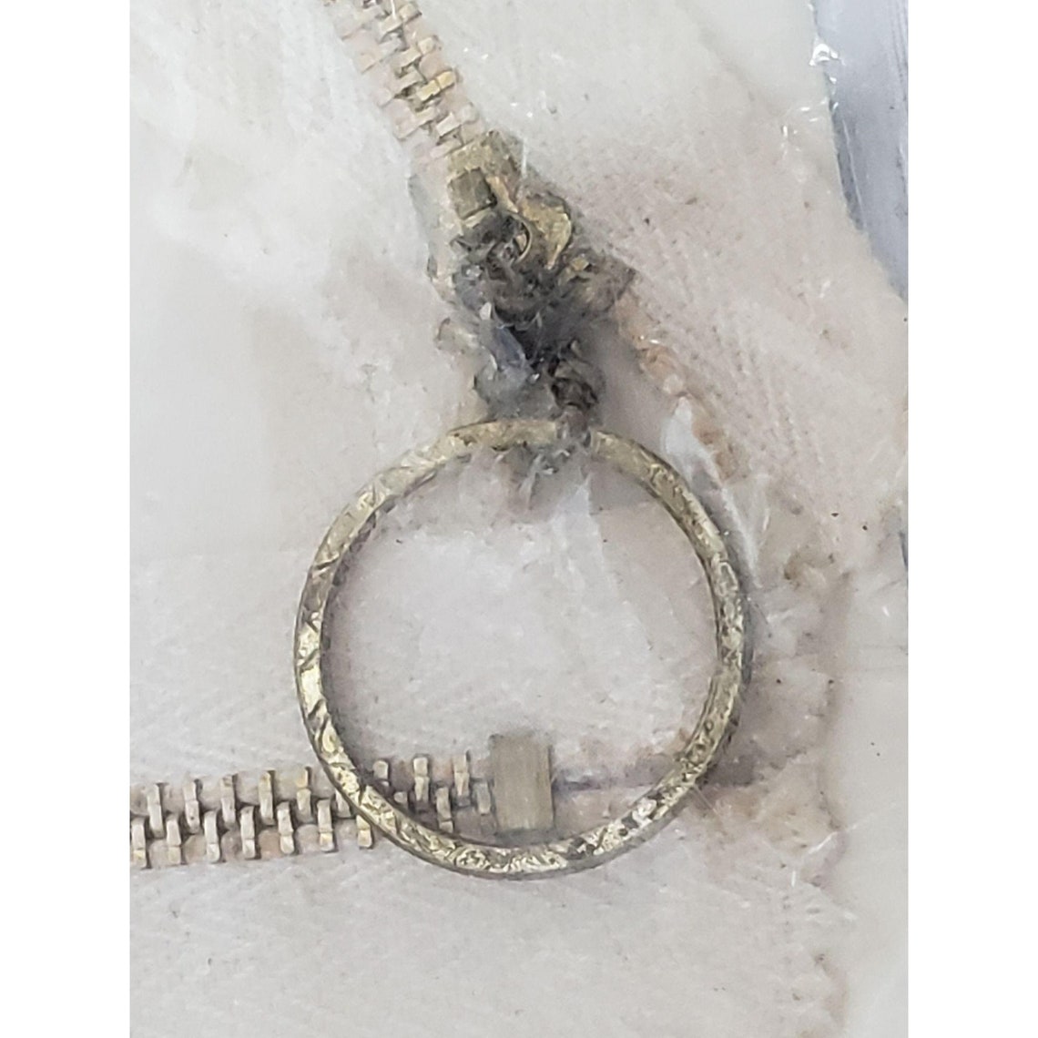 Vintage David Traum 12 Inch Handbag Zipper With Chain Pull | Etsy