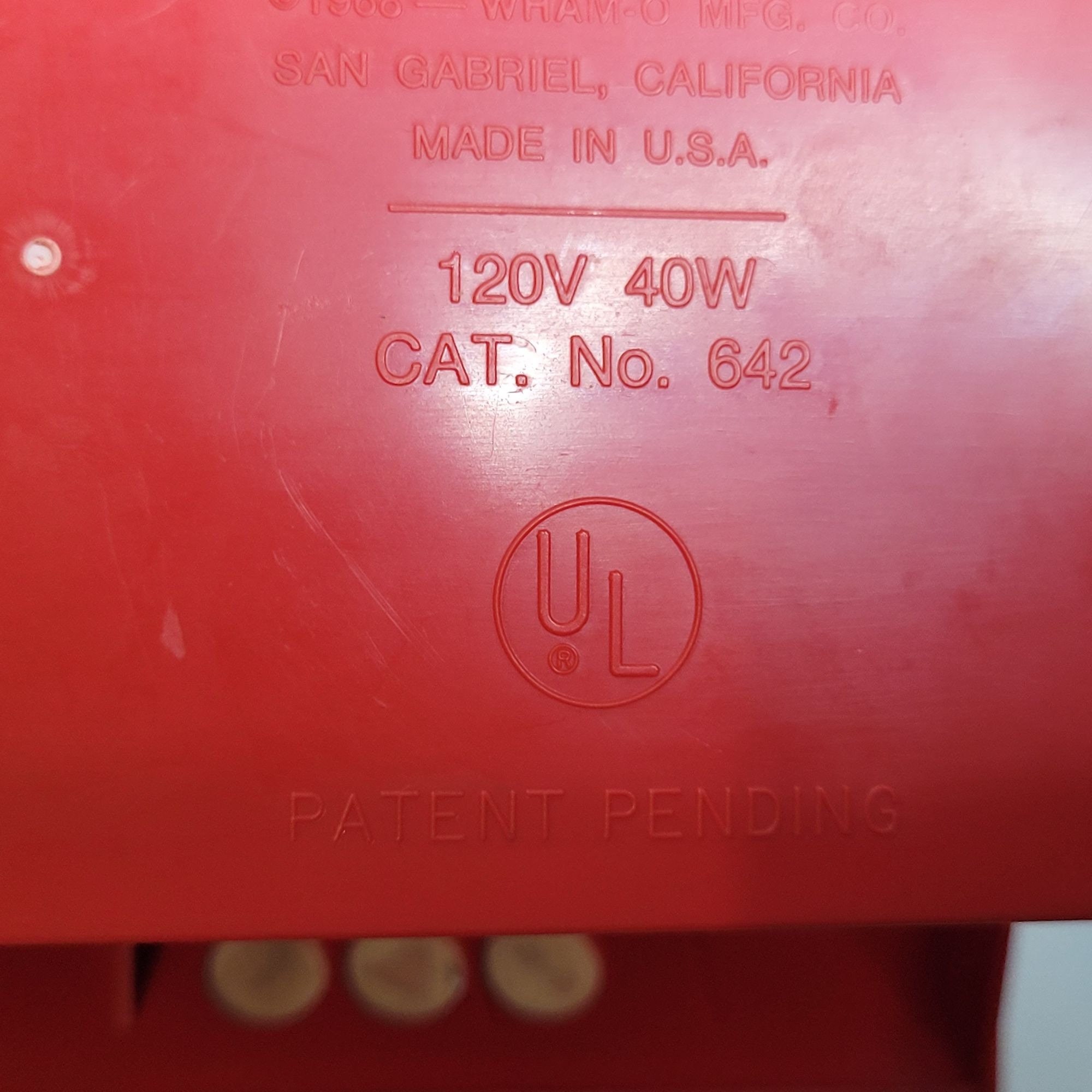 Wham O Shrink Machine 1968 Red Plastic Light up Shrinky Dinks Vintage ...