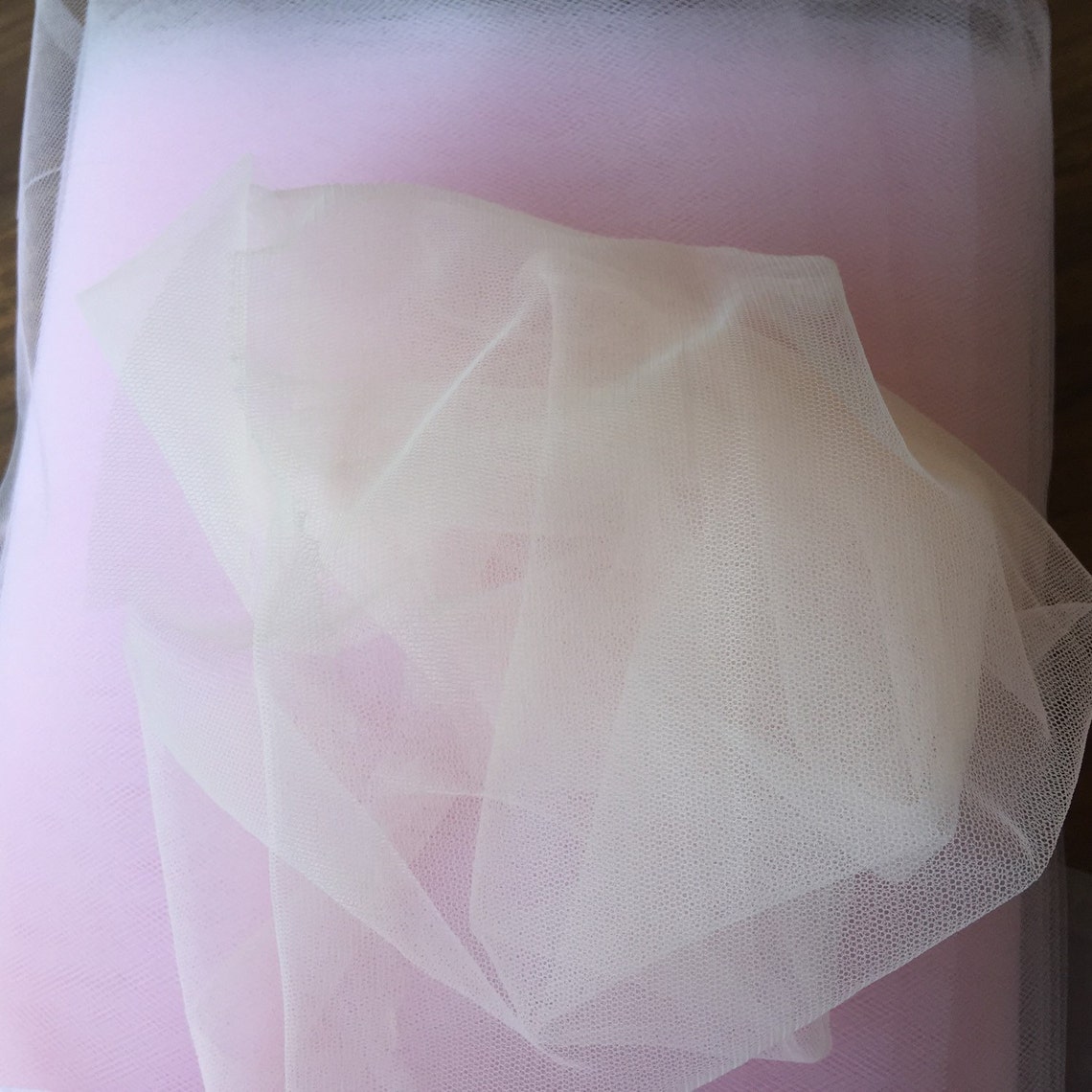 Blush tulle by the yard True Blush Color Luxury Soft tulle | Etsy