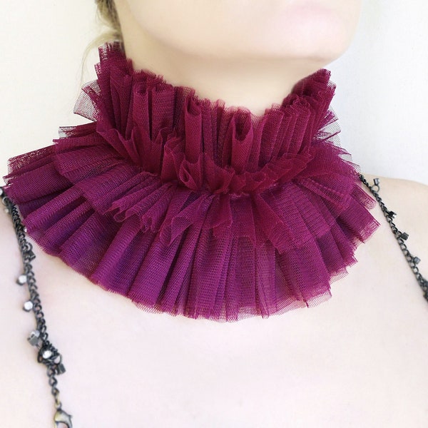 Ruff Frilly Collar - Etsy