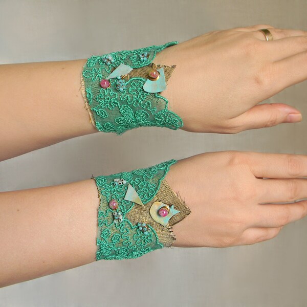 Textile Wrist Cuff - Etsy