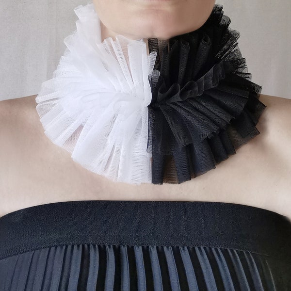 Black and White Clown Collars - Etsy