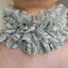 Collar Lace Ruffle Seafoam Green Neck Ruff Elizabethan Queen Neckpiece ...