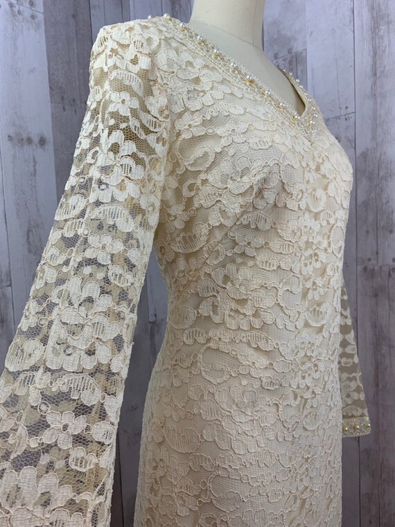 EMMA DOMB Dress 1960s Wedding Gown Vintage Designer I… - Gem