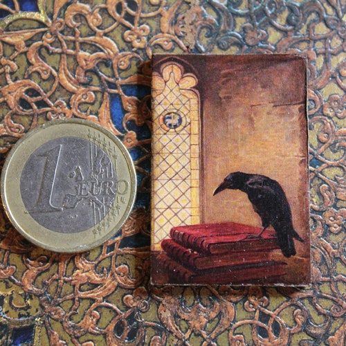 Dollhouse Miniature Creepy/magic/halloween Book With Face - Etsy