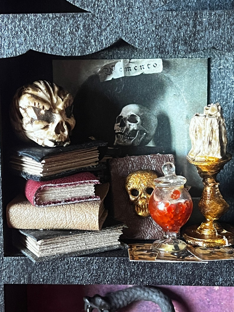 Miniature Gothic Thematic Library " the Vampires" - Etsy