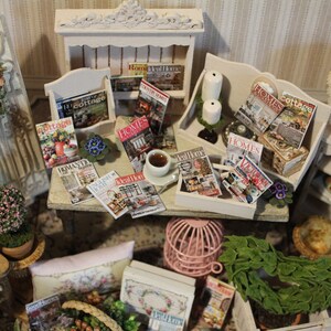 Dollhouse Miniature 24 Different HOME Magazines - Etsy