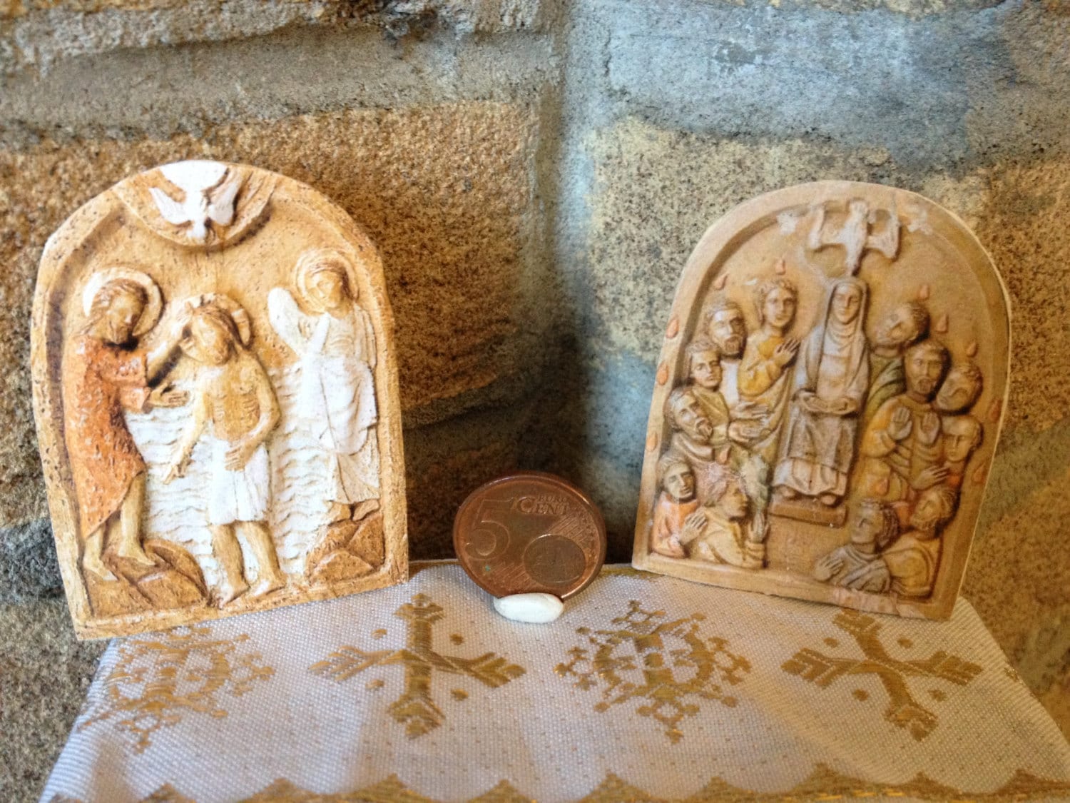 Dollhouse Miniature Antique Altar Piece Holy Bas Relief | Etsy