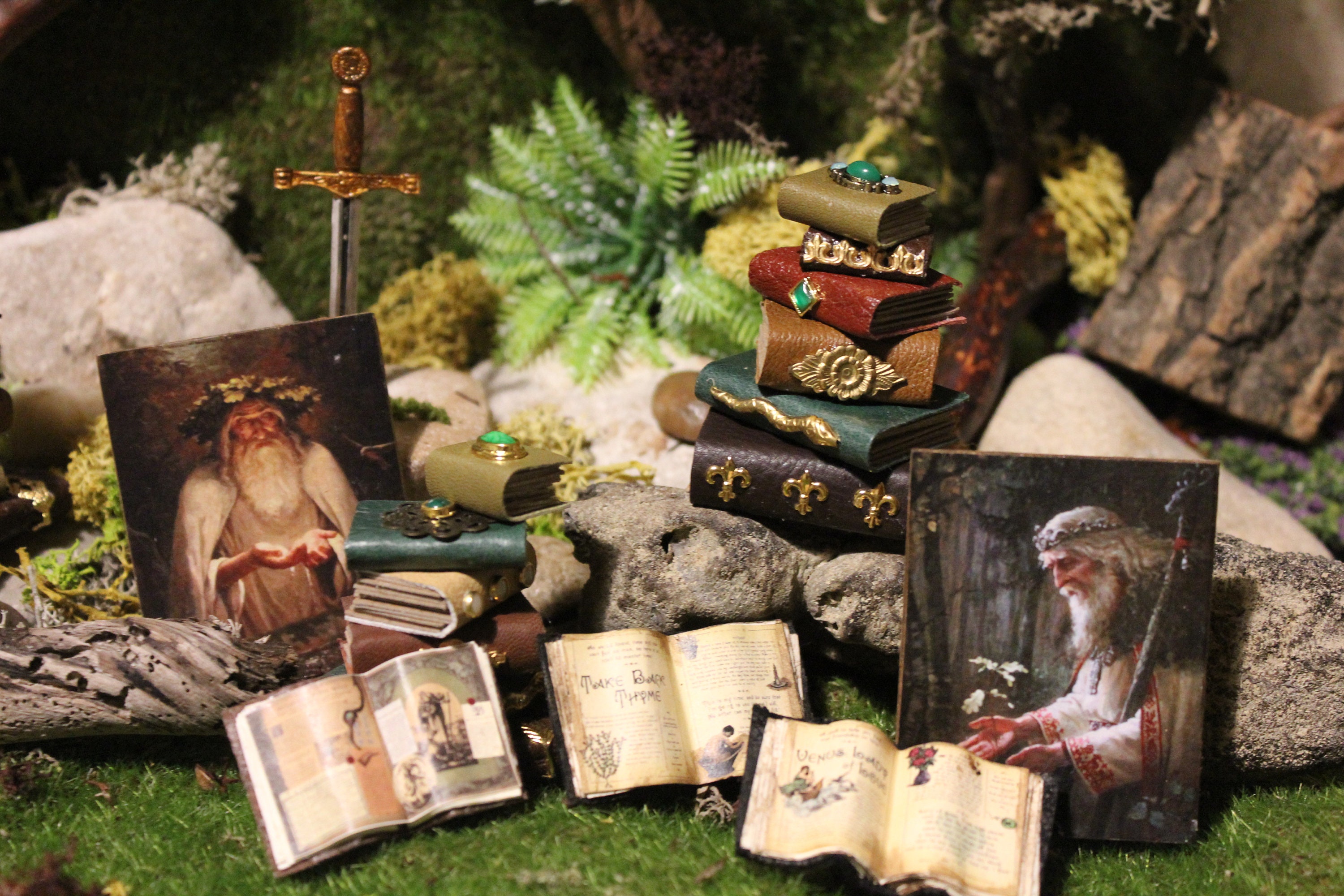 Dollhouse Miniature Merlin's Paintings Reproductions - Etsy
