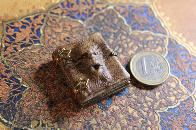 Dollhouse Miniature Creepy/magic/halloween Book With Face | Etsy