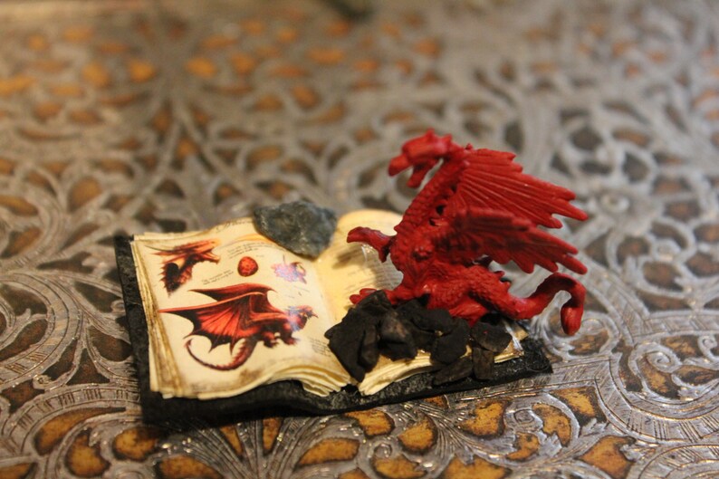 Dollhouse Miniature Awesome Open Book Book Pop up With Little Red ...