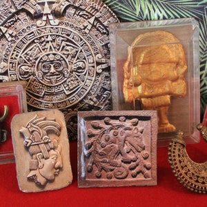 Dollhouse Miniature Maya/incas/aztec Bas Relief Reproductions and Set ...