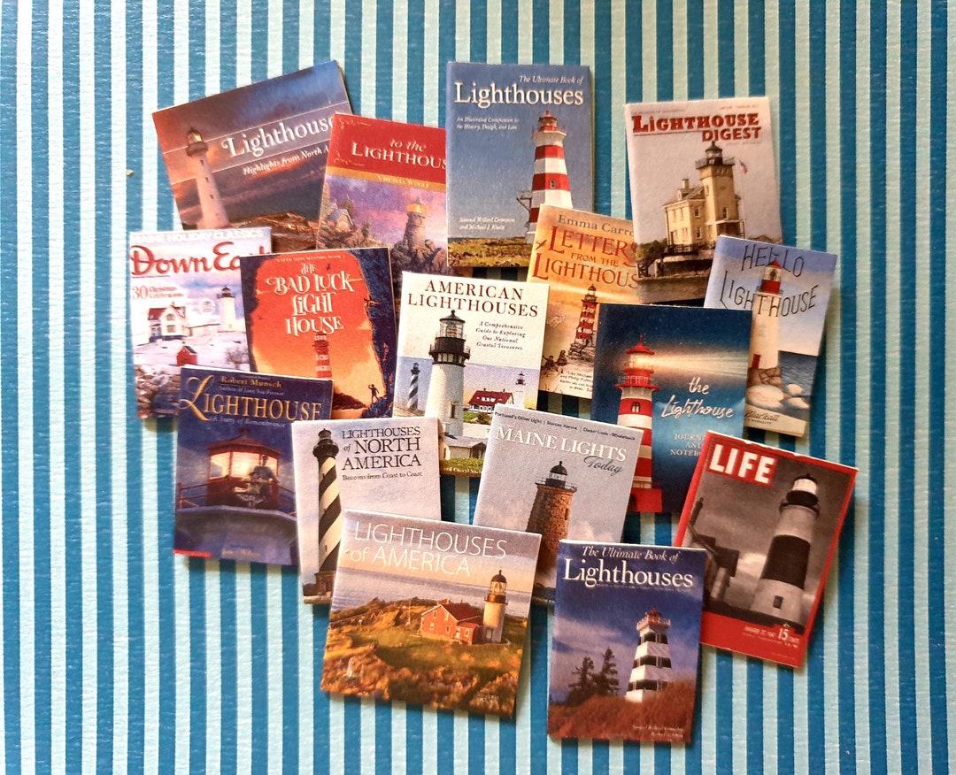 Dollhouse Miniature Lighthouses Magazines - Etsy