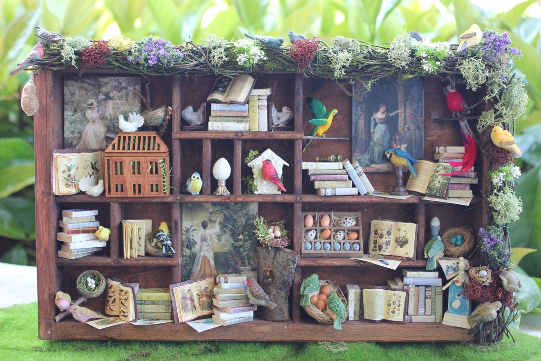 Miniature Thematic Library " the Birds Song" - Etsy