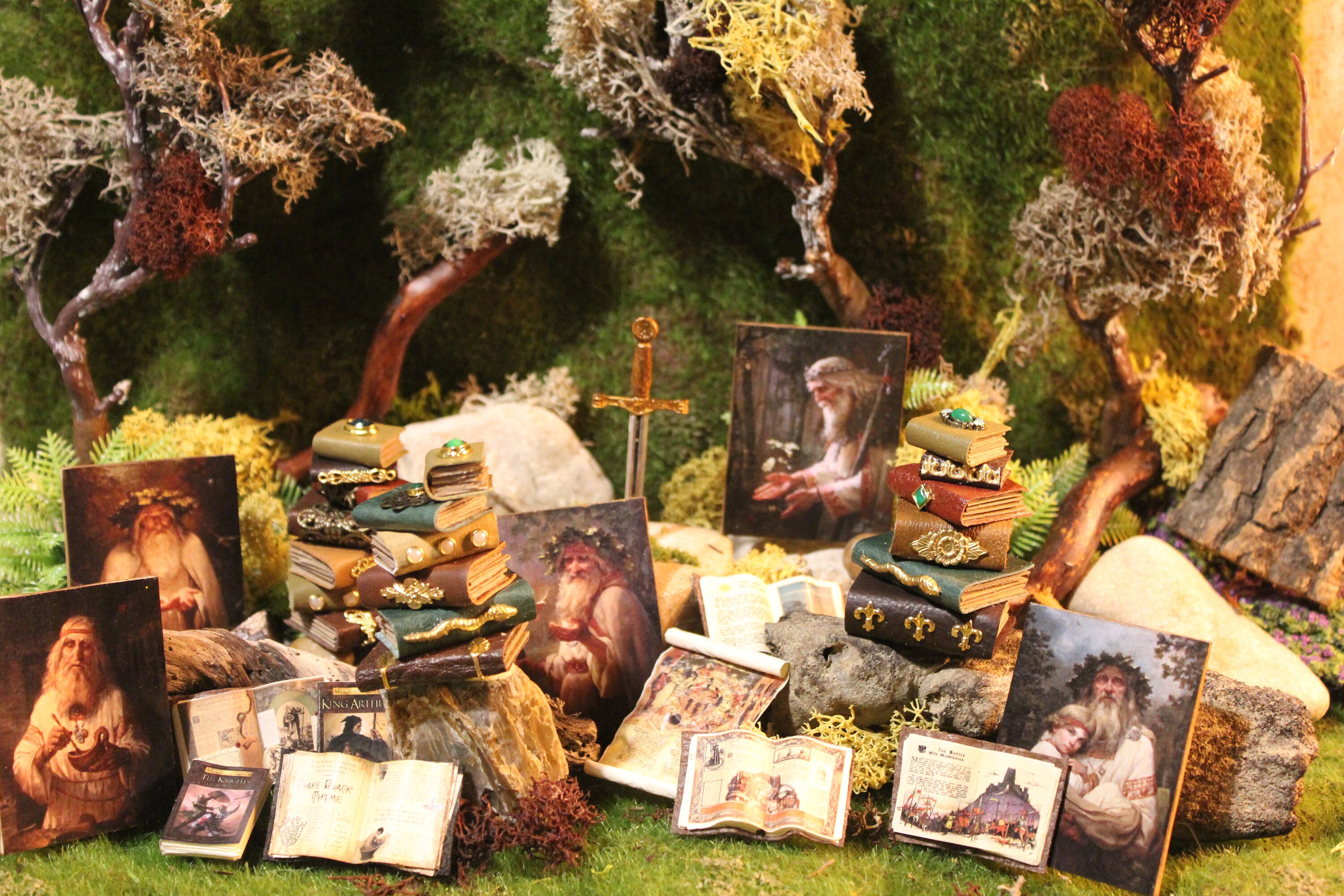 Dollhouse Miniature Merlin's Paintings Reproductions - Etsy