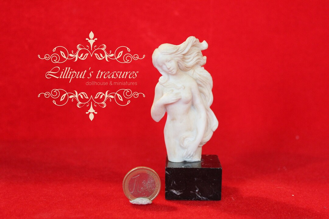 Dollhouse Miniature Ancient Statue Botticelli Venus Bust - Etsy