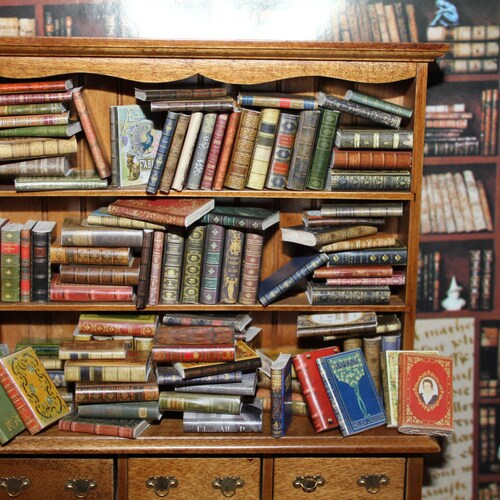 Miniature Book . Set of 30 Different Books | Etsy