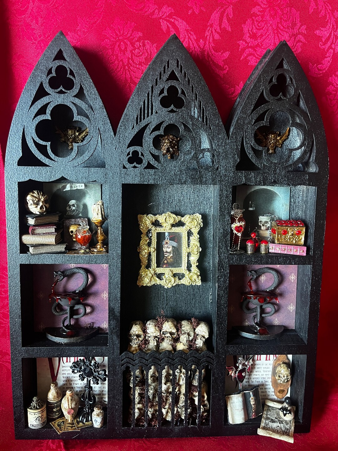 Miniature Gothic Thematic Library " the Vampires" - Etsy