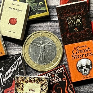 Dollhouse Set in Miniatura Di 10 Libri Horror Gotici - Etsy