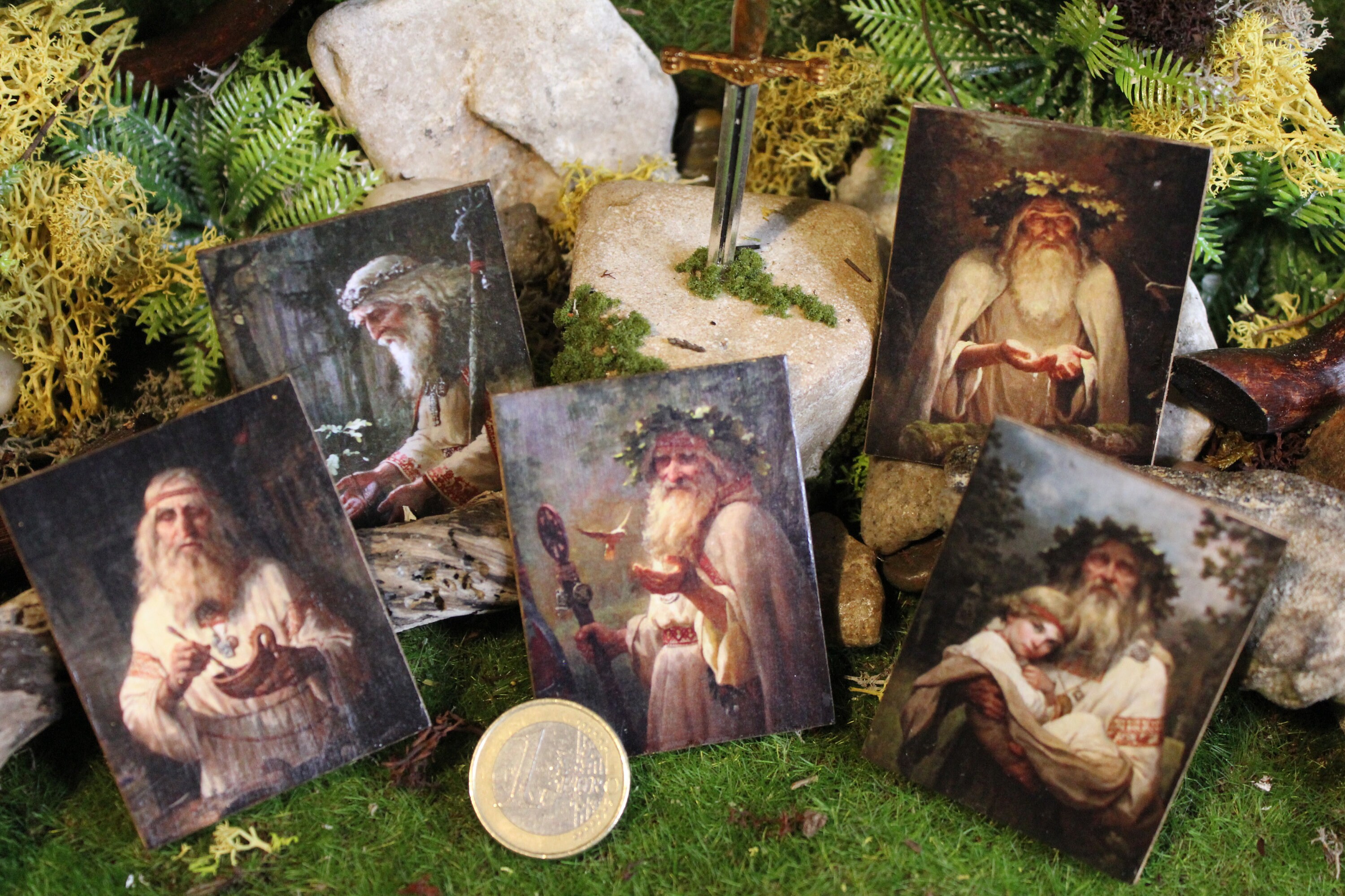 Dollhouse Miniature Merlin's Paintings Reproductions - Etsy