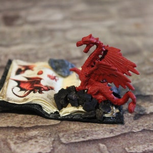 Dollhouse Miniature Awesome Open Book Book Pop up With Little Red ...