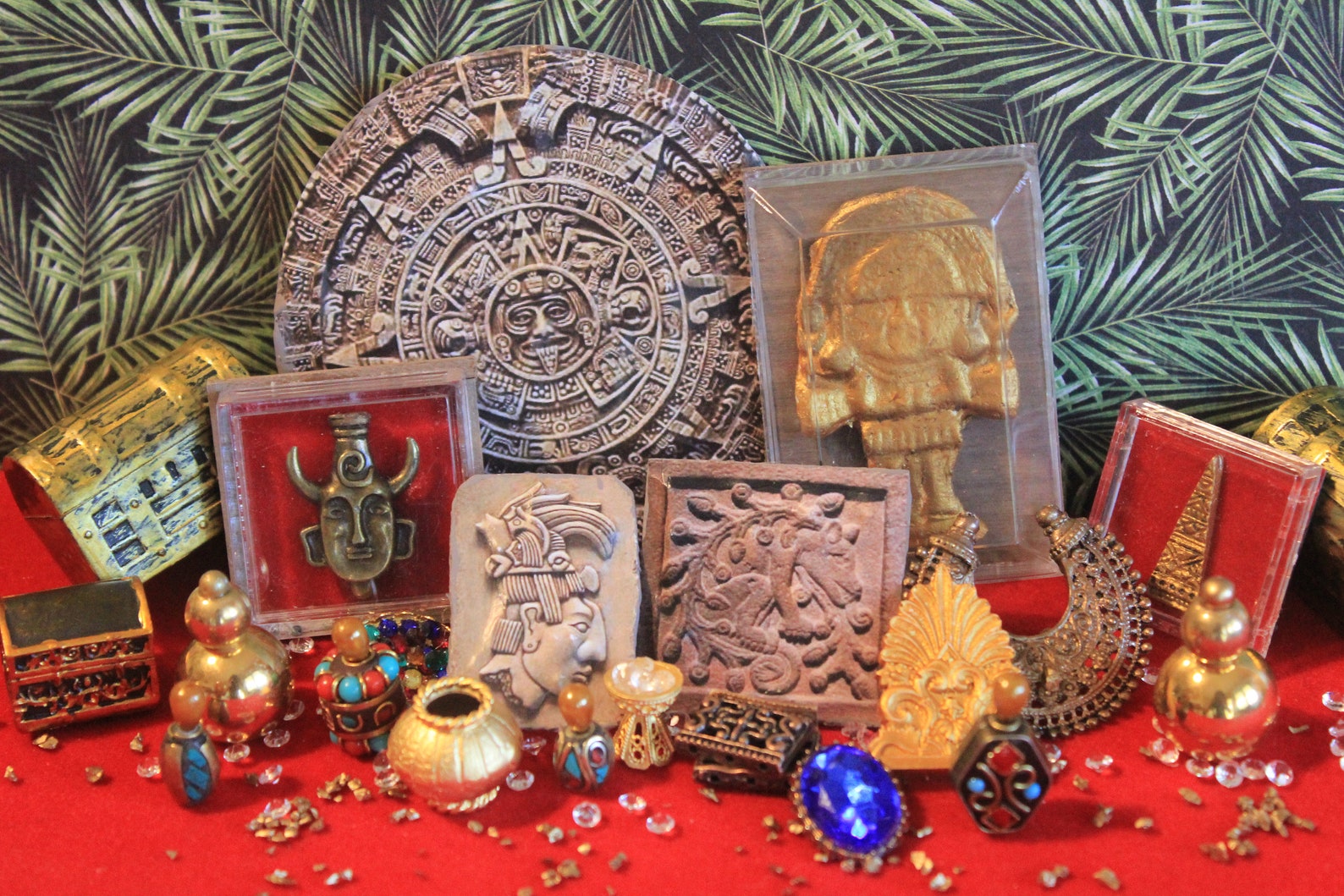Dollhouse Miniature Maya/incas/aztec Bas Relief Reproductions and Set ...