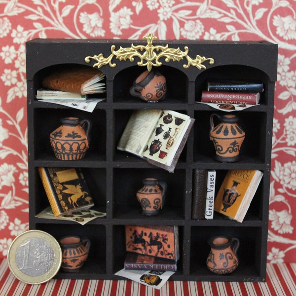 Miniature Library - Etsy