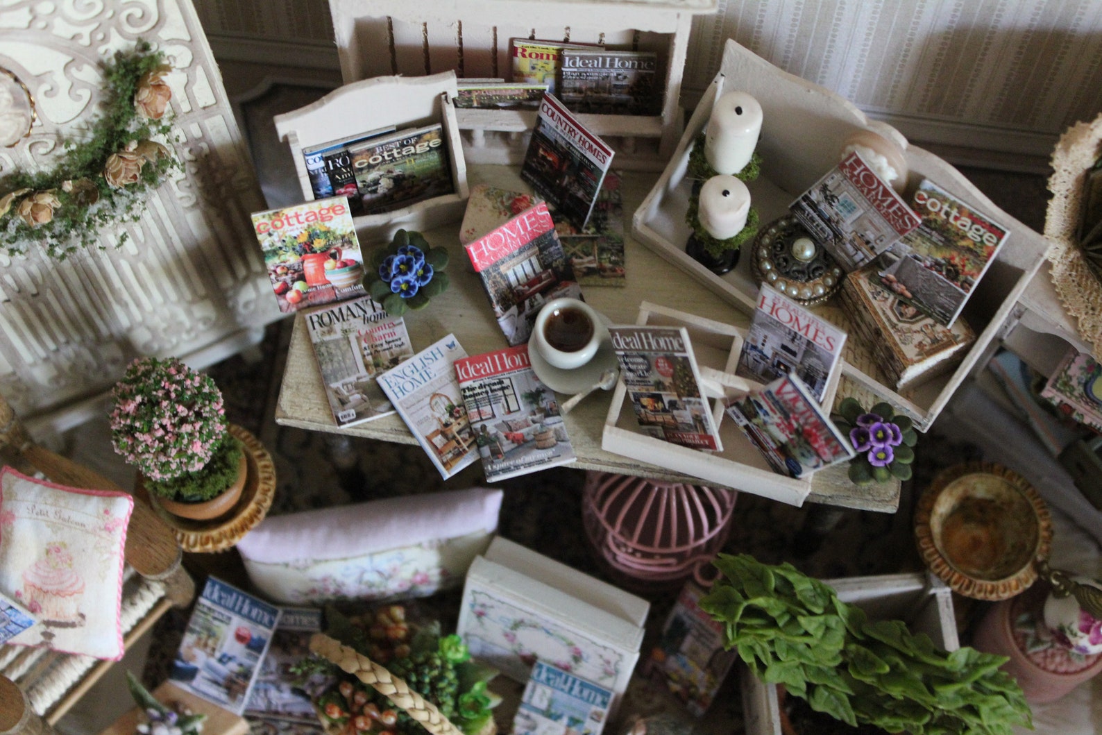 Dollhouse Miniature 24 Different HOME Magazines - Etsy