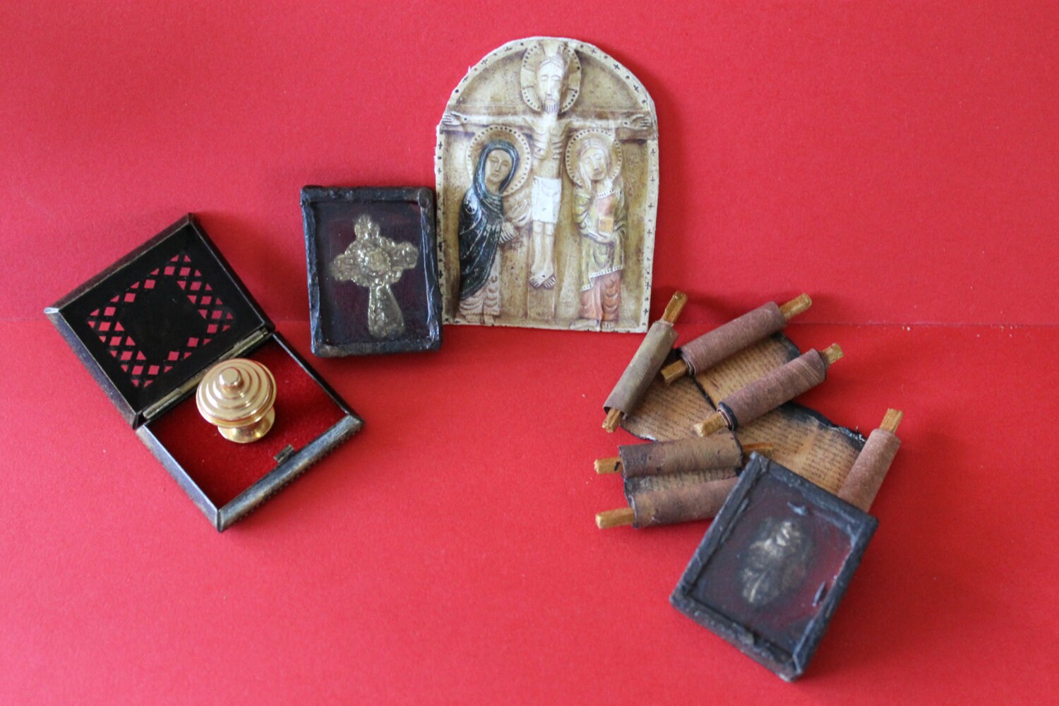 Dollhouse Miniature Antique Altar Piece - Holy Bas Relief - Etsy