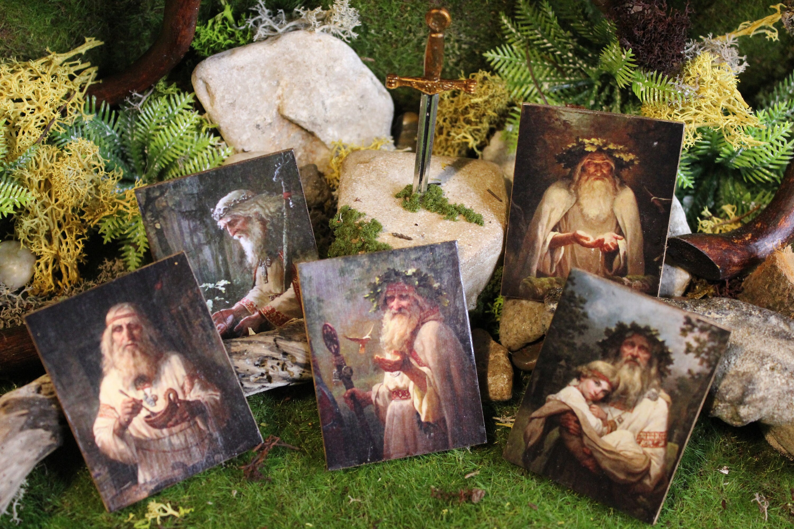 Dollhouse Miniature Merlin's Paintings Reproductions - Etsy