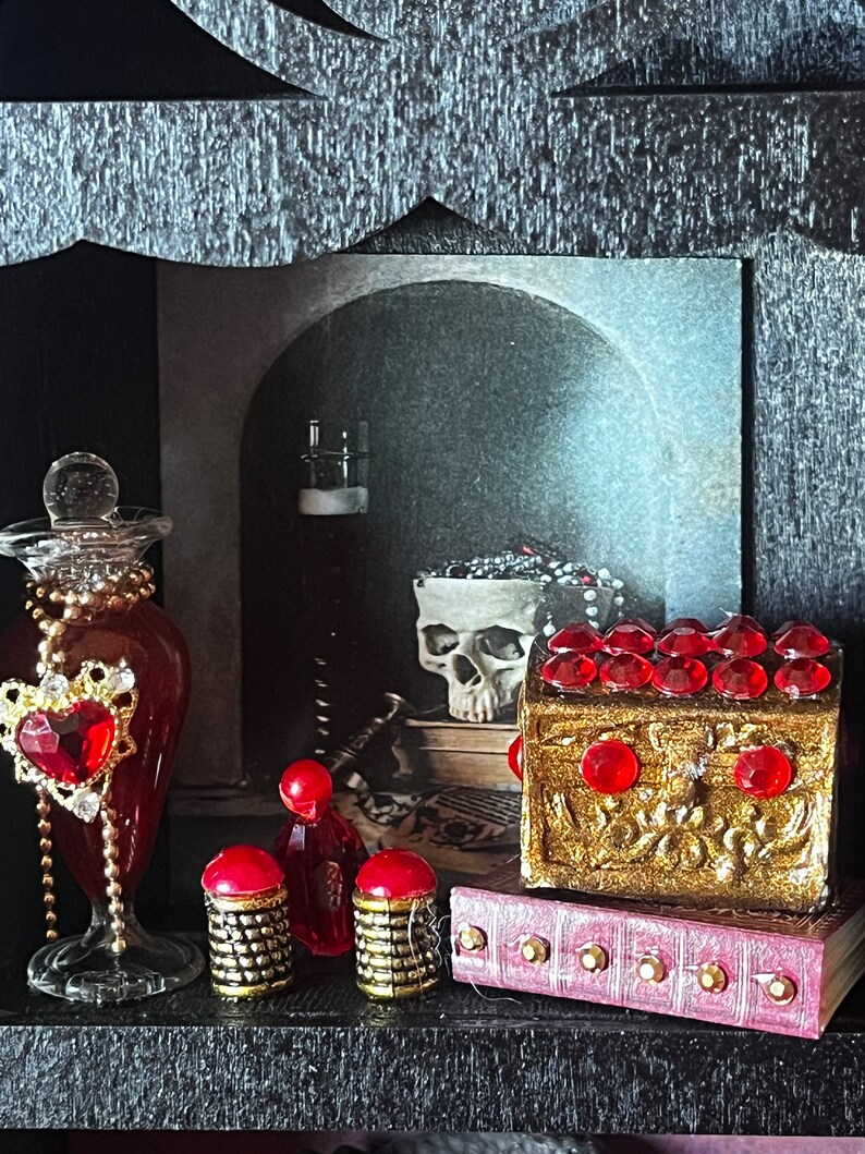 Miniature Gothic Thematic Library " the Vampires" - Etsy