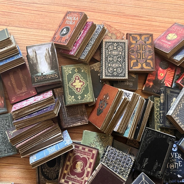 Miniature Books - Etsy