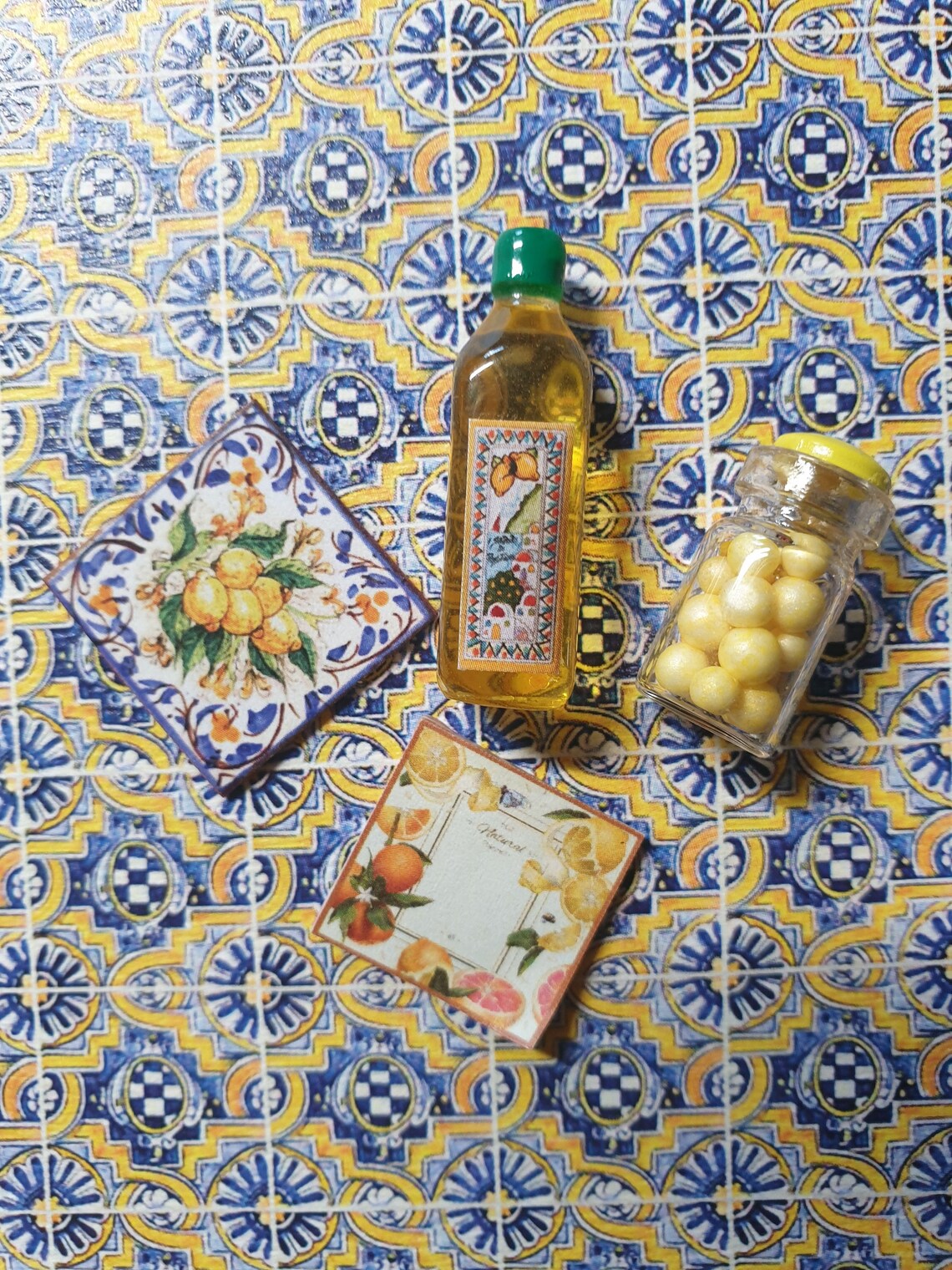 Dollhouse Miniature Limoncello Set - Etsy