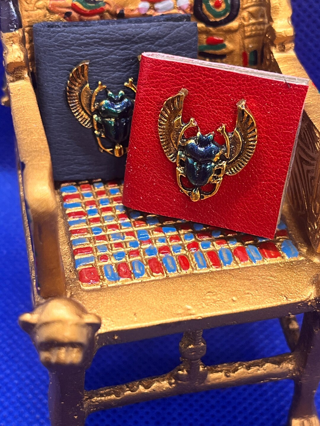 Dollhouse Miniature Ancient Egypt Book With Scarab - Etsy