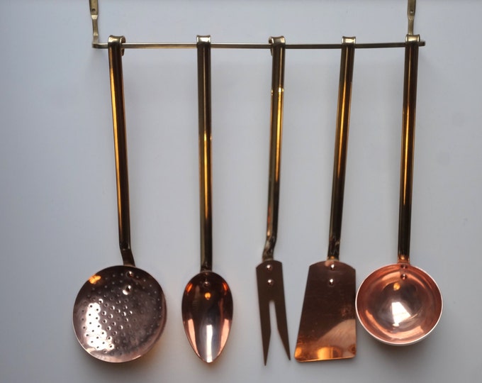 Complete Chef's Set Vintage French Copper Cooking Utensils - Etsy