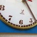 JAZ 1960s BLUE Atomic Age French Wall Clock-vintage Blue Clock-blue ...