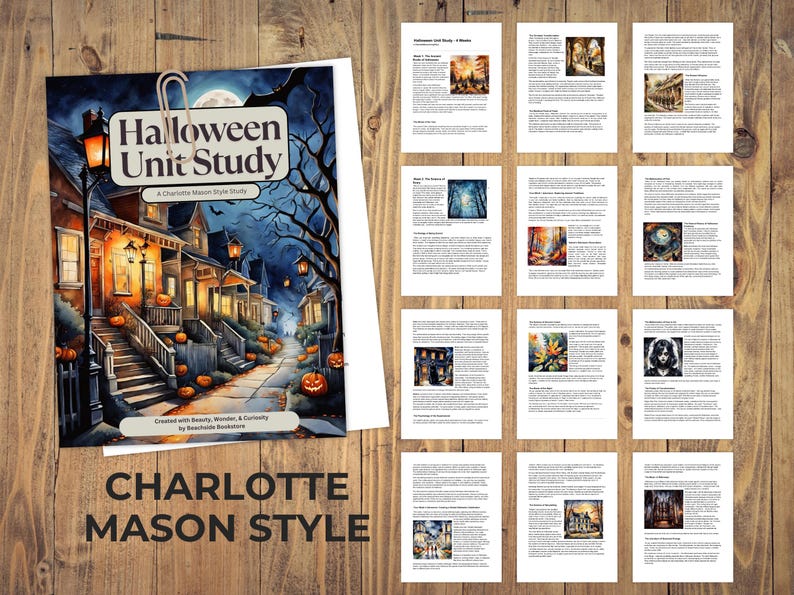 Halloween Unit Study Fall Autumn Homeschool Science History Lesson ...