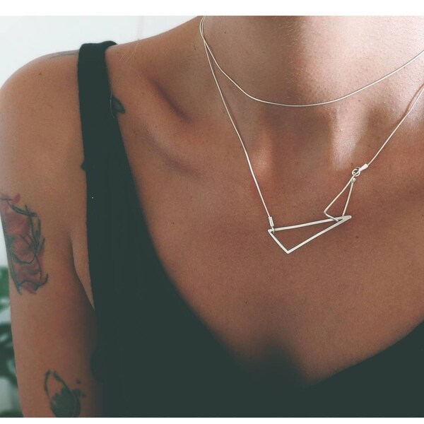 Double Triangle - Etsy