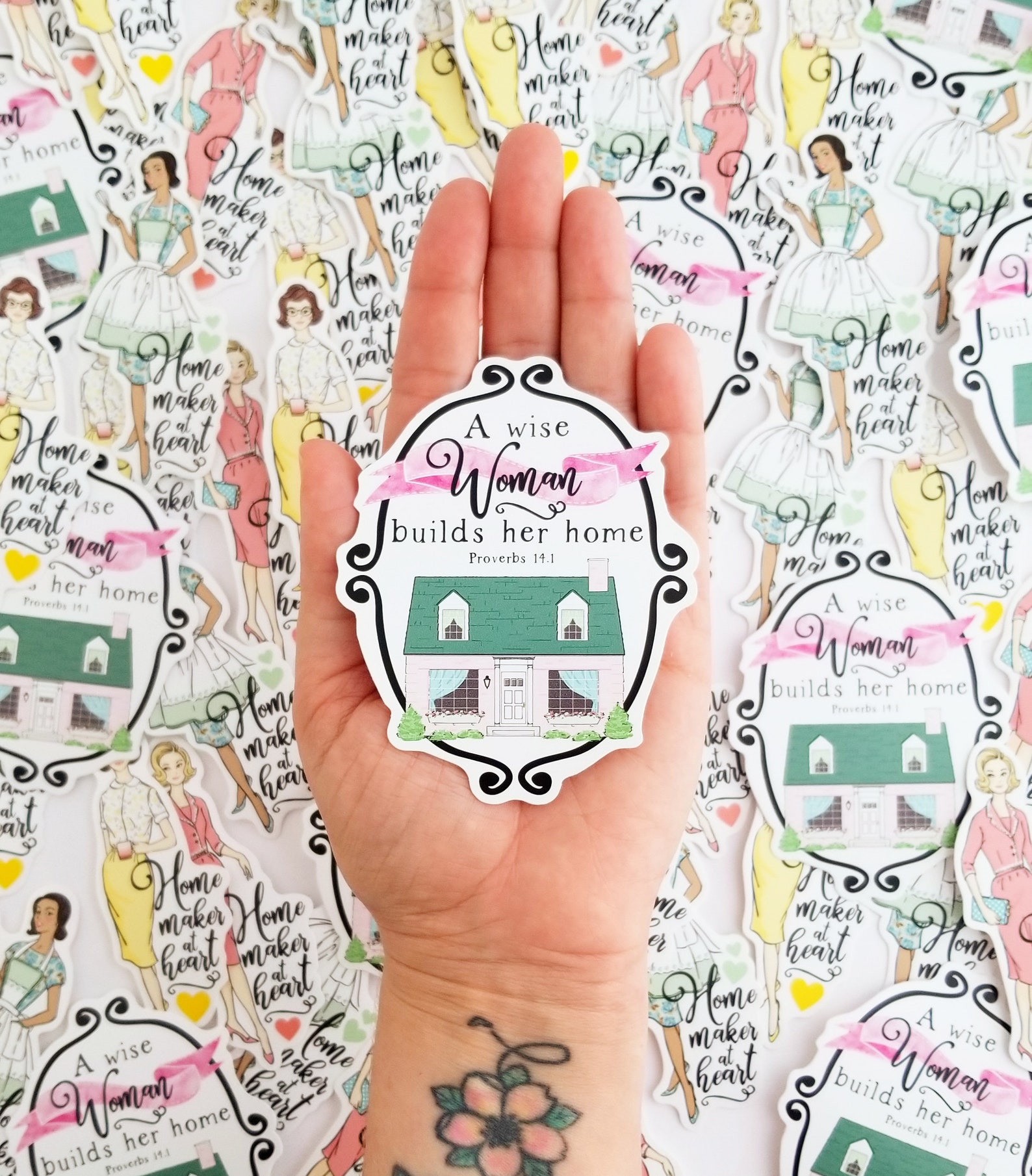 Homemaker at Heart - Vinyl Decal Sticker - Etsy