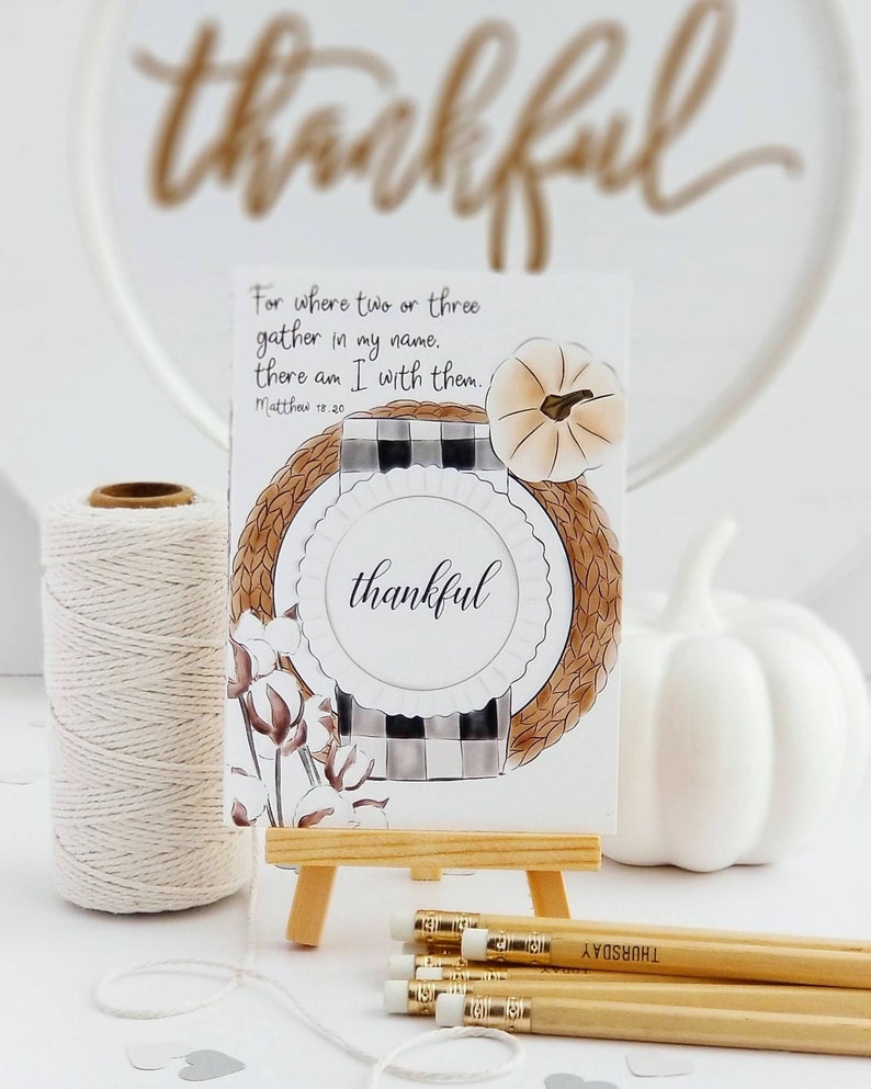 Cozy Fall Farmhouse Note & Scripture Cards SET OF TEN | Etsy