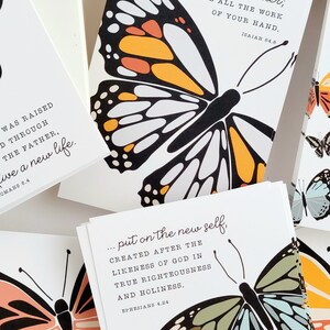 New Creation Note & Scripture Cards SET OF NINE - Etsy