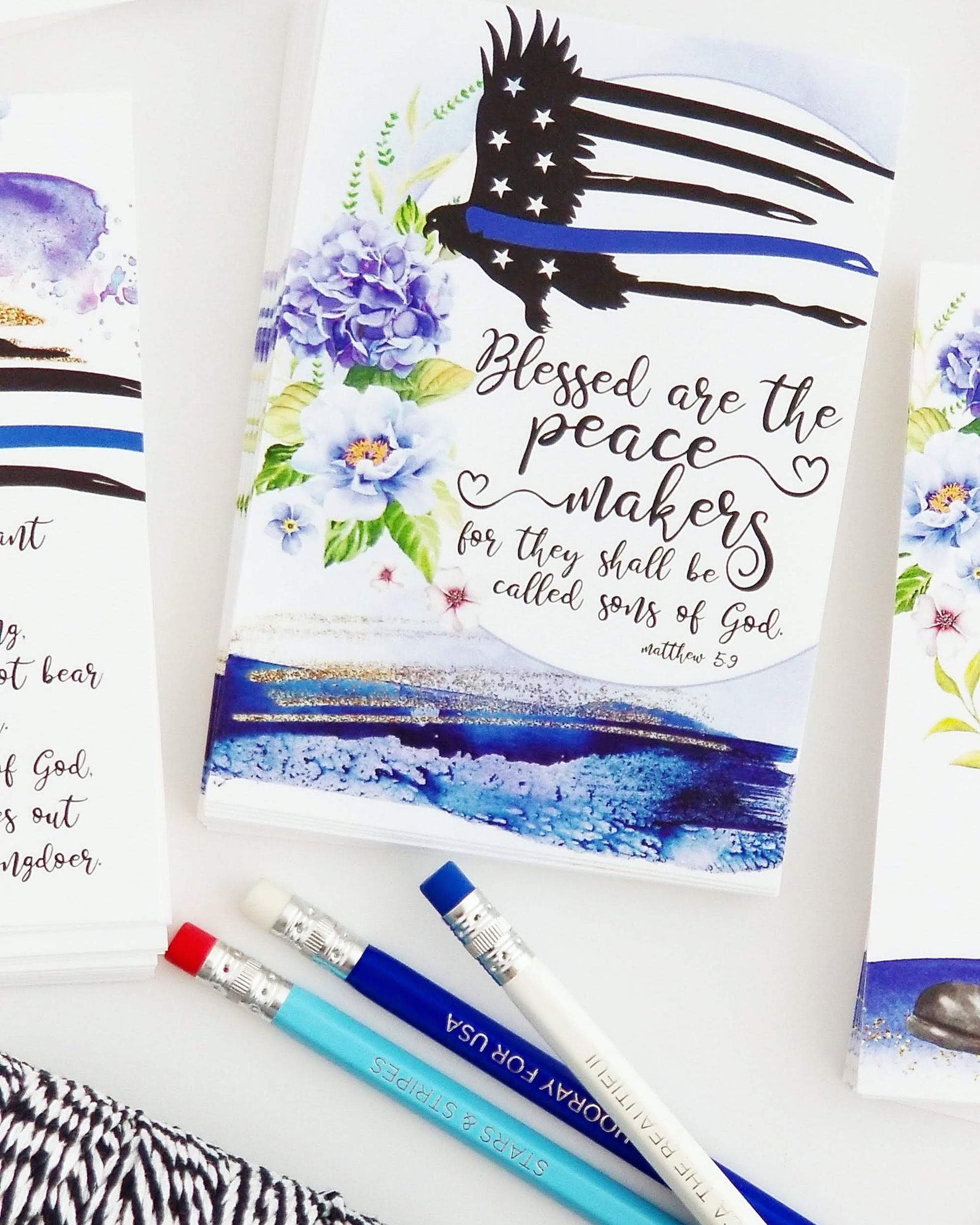 Love for Law Enforcement Note & Scripture Cards SET OF SIX | Etsy