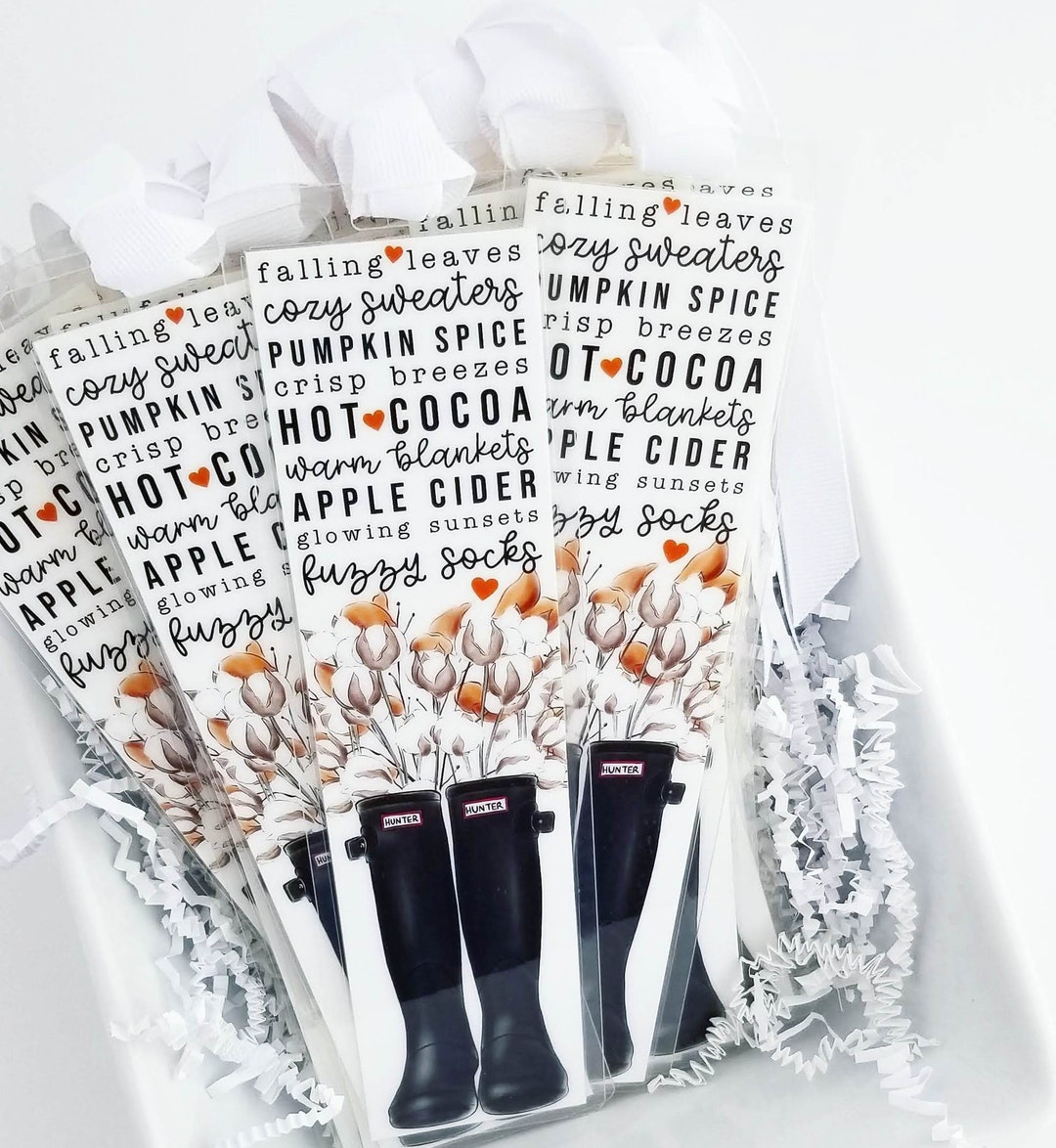 Cozy Fall Large - Fall Favorite Things - Large Laminated Bookmark - Etsy