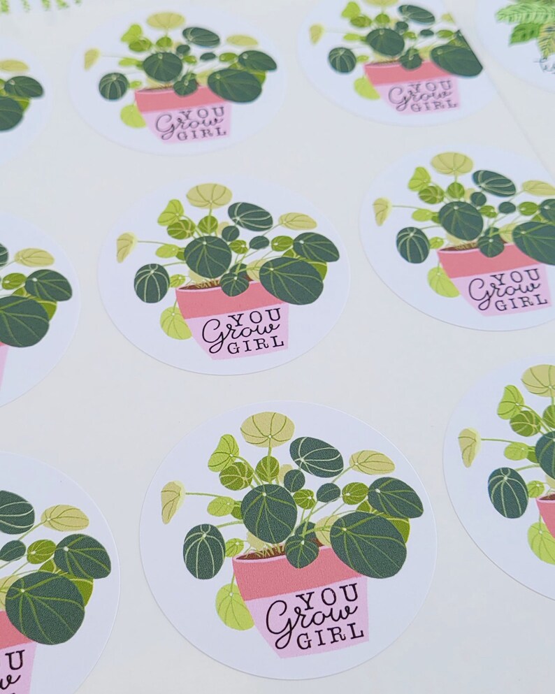 Simply Plants 2 Inch Circle Stickers SET OF 20 - Etsy