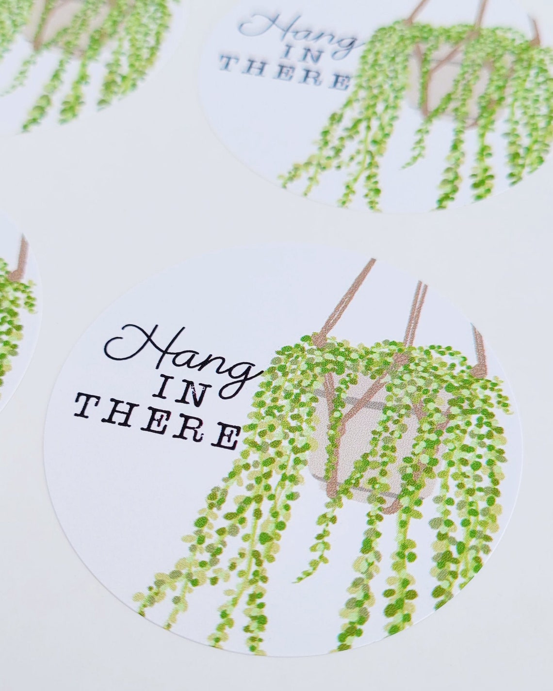 Simply Plants 2 Inch Circle Stickers SET OF 20 - Etsy