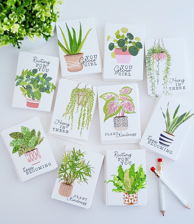 Simply Plants 2 Inch Circle Stickers SET OF 20 - Etsy